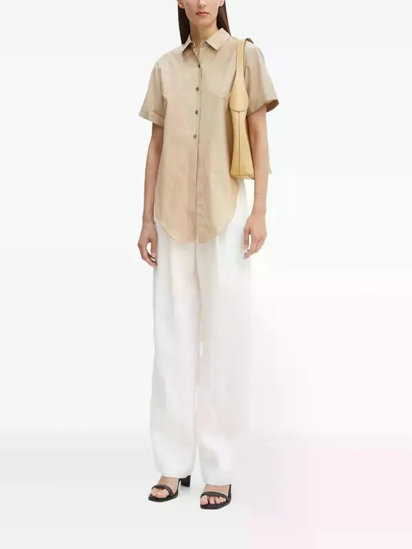 Theory Tie-front Buttoned Shirt