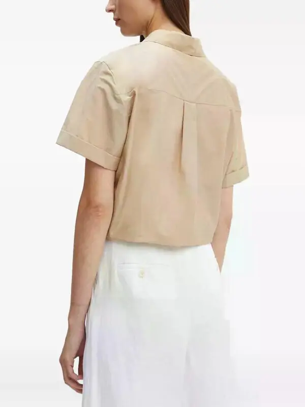 Theory Tie-front Buttoned Shirt