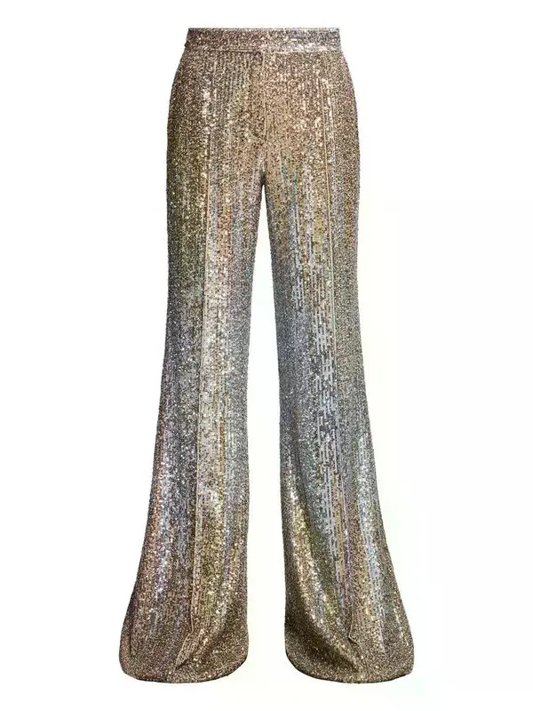 Elie Saab Sequin-embroidered Trousers
