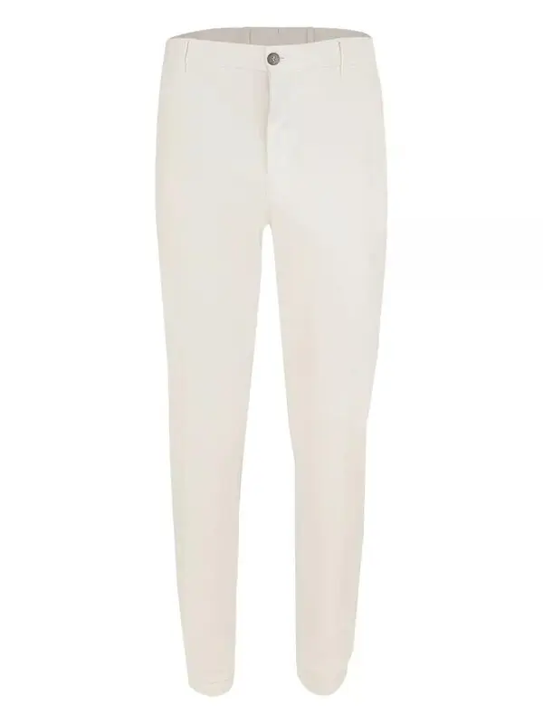 Eleventy Cuffed Straight Leg Pants - Neutrals