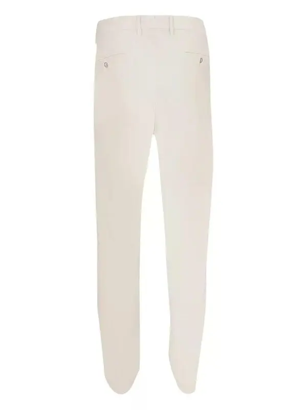 Eleventy Cuffed Straight Leg Pants - Neutrals