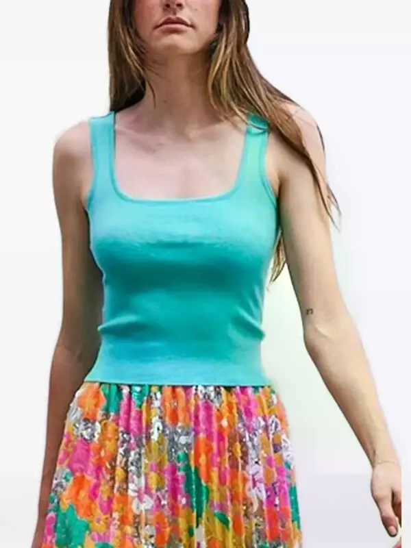 Le Superbe Square-neck Tank Top
