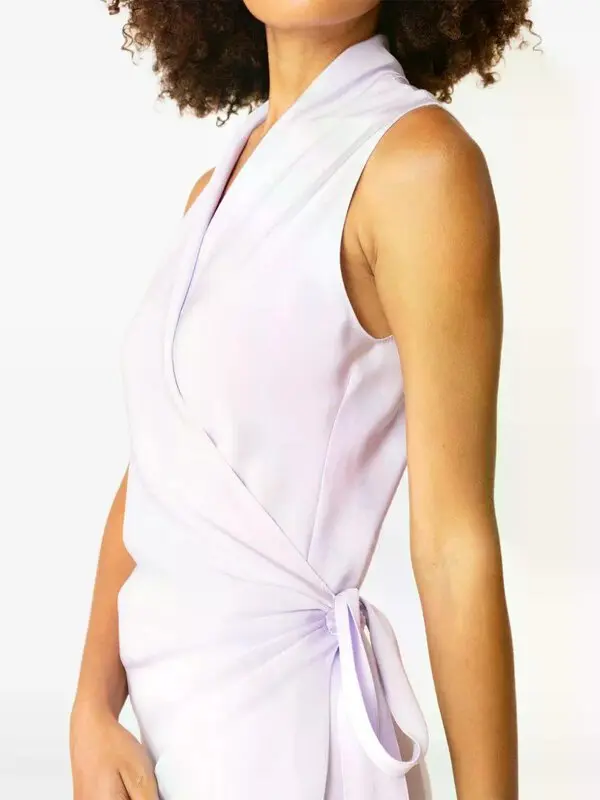 PETER COHEN Nikki Wrap Sleeveless Dress