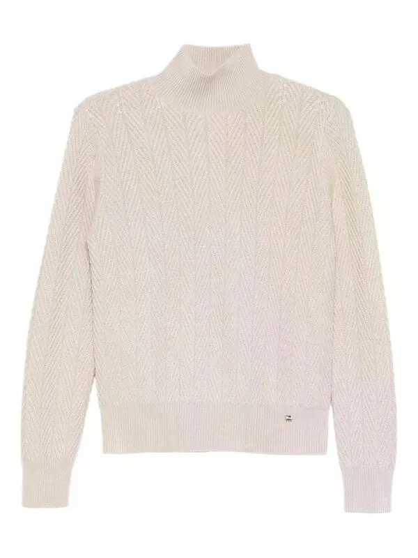 Herno High-neck Textured Sweater