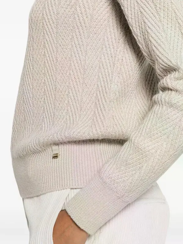 Herno High-neck Textured Sweater