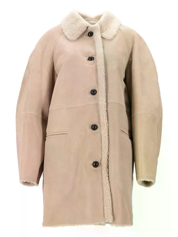 Isabel Marant Étoile Berthie Buttoned Coat - Neutrals