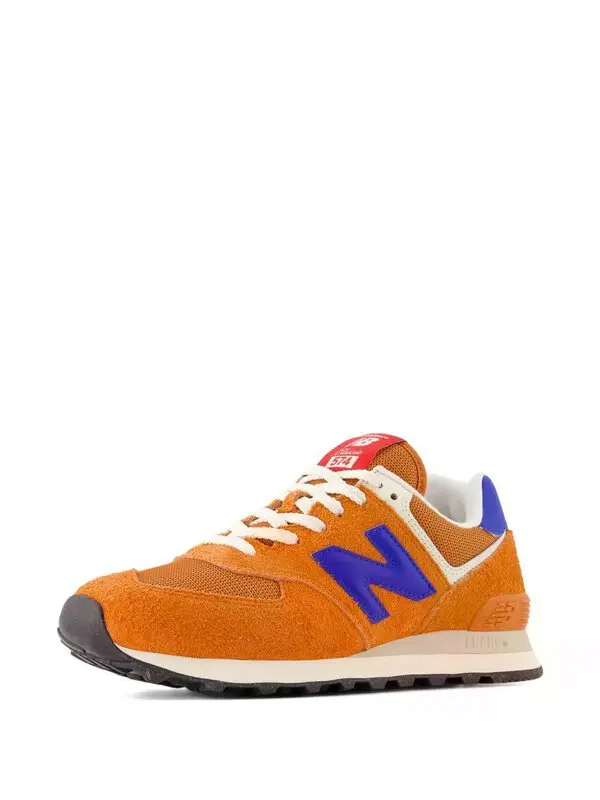 NEW BALANCE 574 Suede Logo Sneakers