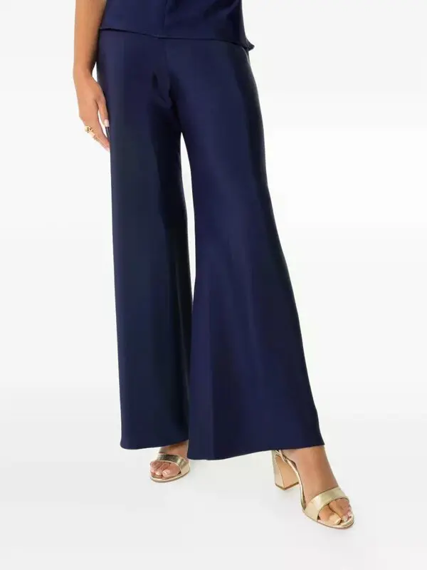 PETER COHEN Chute Wide-leg Trousers - Blue
