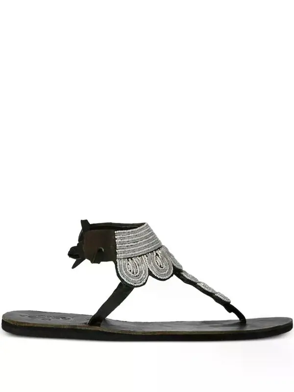 Aspiga Likoni Beaded Flat Sandals
