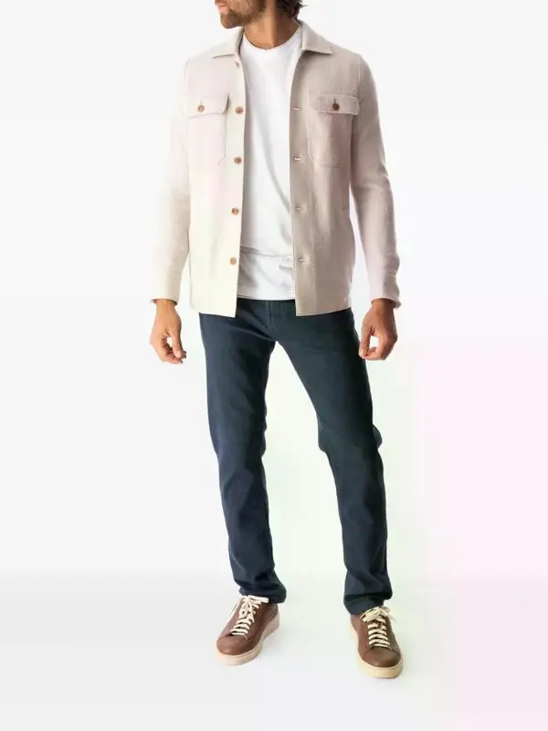 Eleventy Four-pocket Shirt Jacket