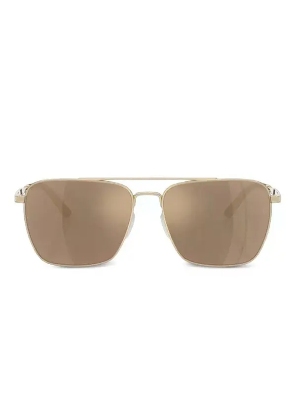 Oliver Spencer R-15 Square Frame Sunglasses - Gold