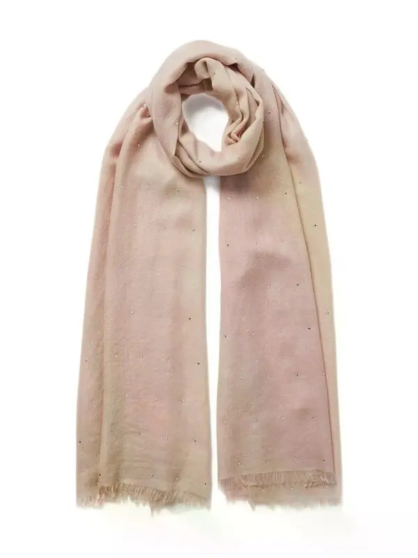 JANE CARR The Crystal Scarf - Neutrals