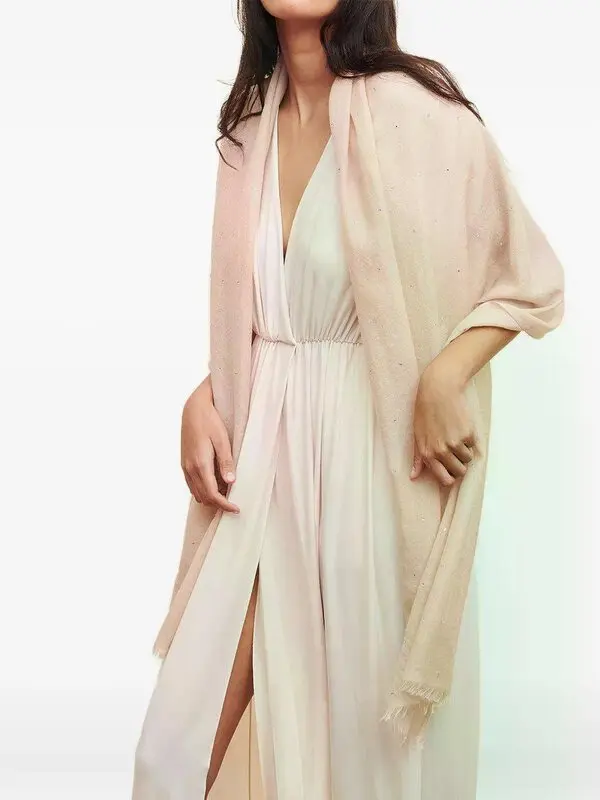 JANE CARR The Crystal Scarf - Neutrals