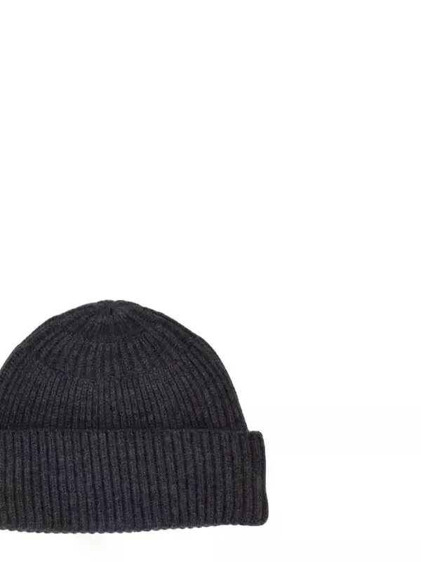 P.a.r.o.s.h Ribbed Beanie Hat - Grey