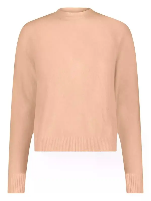 Minnie Rose Raglan-sleeve Crew-neck Sweater - Neutrals