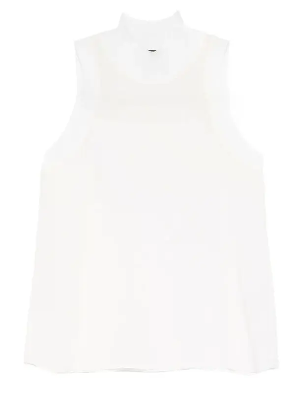 Peserico Sleeveless High-neck Top