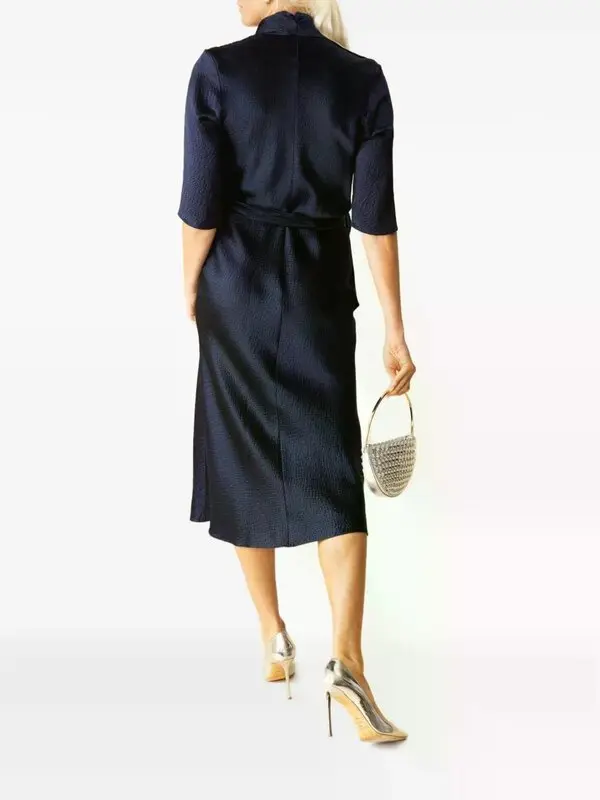 PETER COHEN Wrap-effect Midi Dress