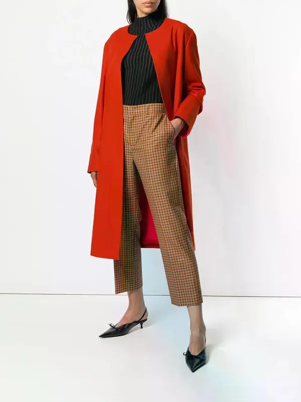 LISKA Single-breasted Fitted Coat