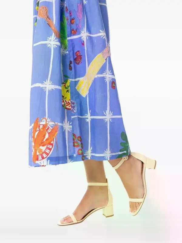 GIANVITO ROSSI 45mm Gaeta Sandals - Neutrals