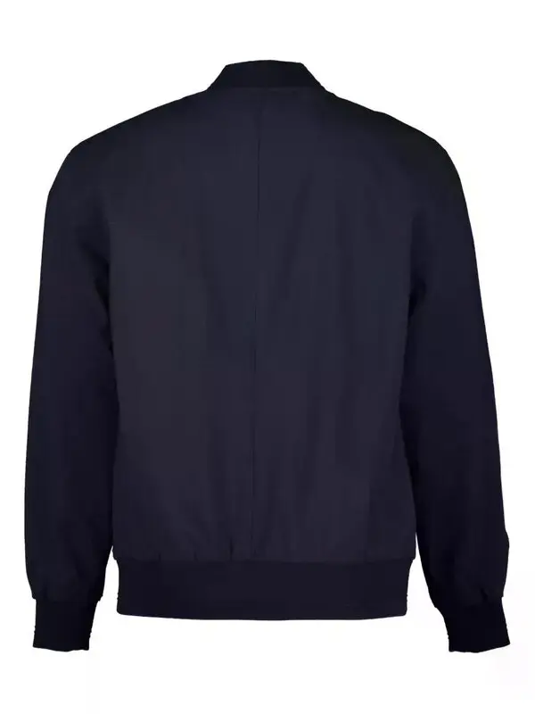 JUNE 79 Essential Pierre Button-fastening Bomber Jacket - Blue