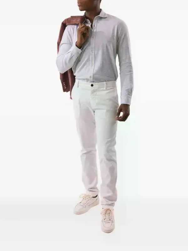 Eleventy Stretch Design Chino Pants - White