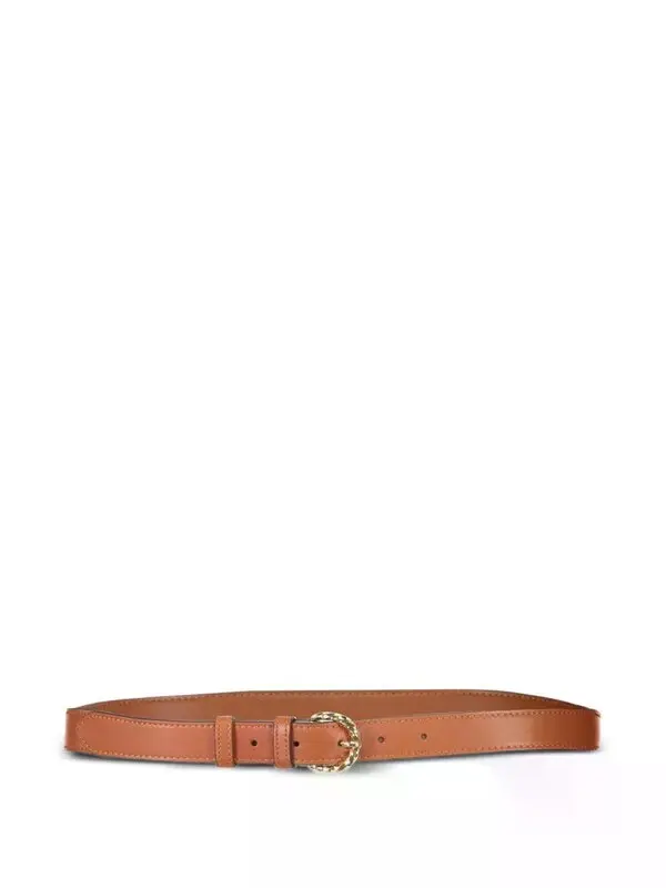 Ulla Johnson Gia Twist-buckle Leather Belt - Orange