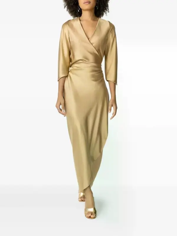 PETER COHEN Tie-front Wrap Dress