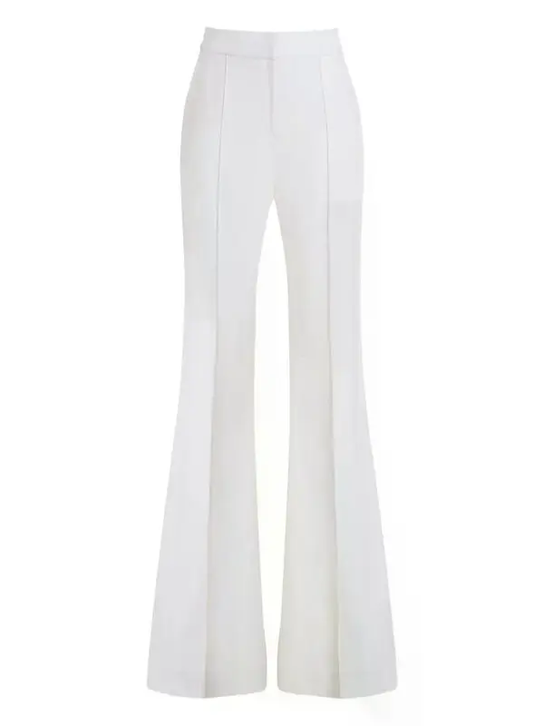 Elie Saab Pleated-front Flared Pants