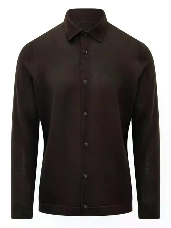 Zegna Cashseta Buttoned Shirt