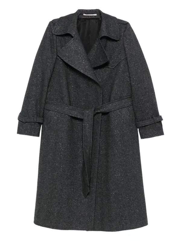 Tagliatore Belted Carola Coat - Grey