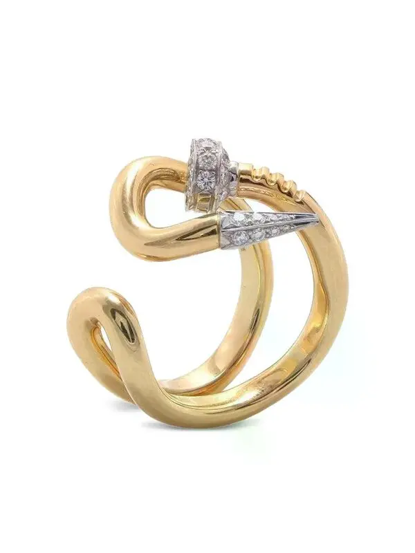 David Webb 18k Yellow Diamond Ring - Gold