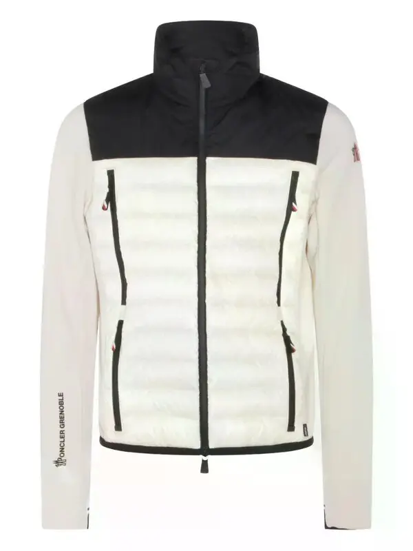Moncler Polartec Zip-up Padded Jacket - Neutrals