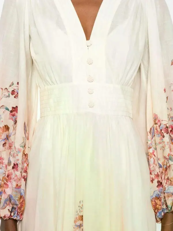 Zimmermann Awaken Plunge Maxi Dress