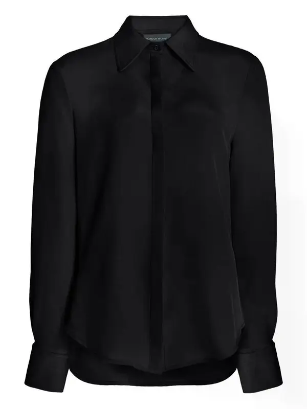 Brandon Maxwell Spence Shirt - Black