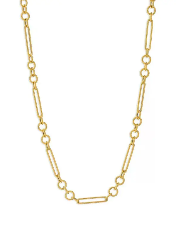 MARISSA COLLECTIONS 14k Gold Albert Chain Necklace - Yellow