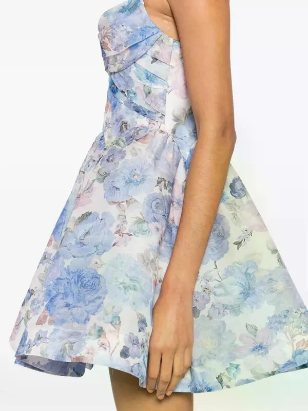 Zimmermann Rebellion Mini Dress - Blue