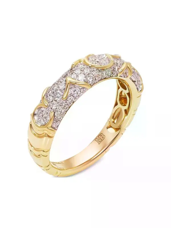 Marina B 18k Yellow Ondine Diamond Ring - Gold