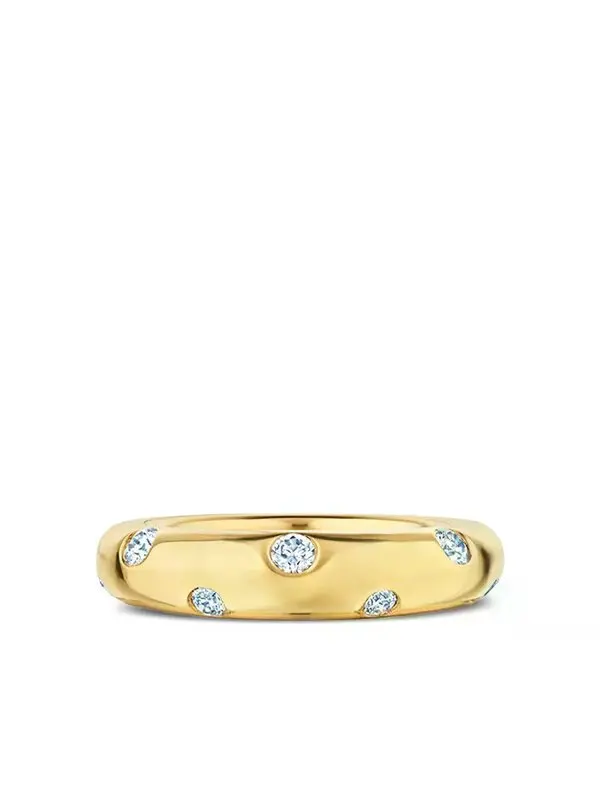 Kwiat 18kt Gold Cobblestone Diamond Ring - Yellow