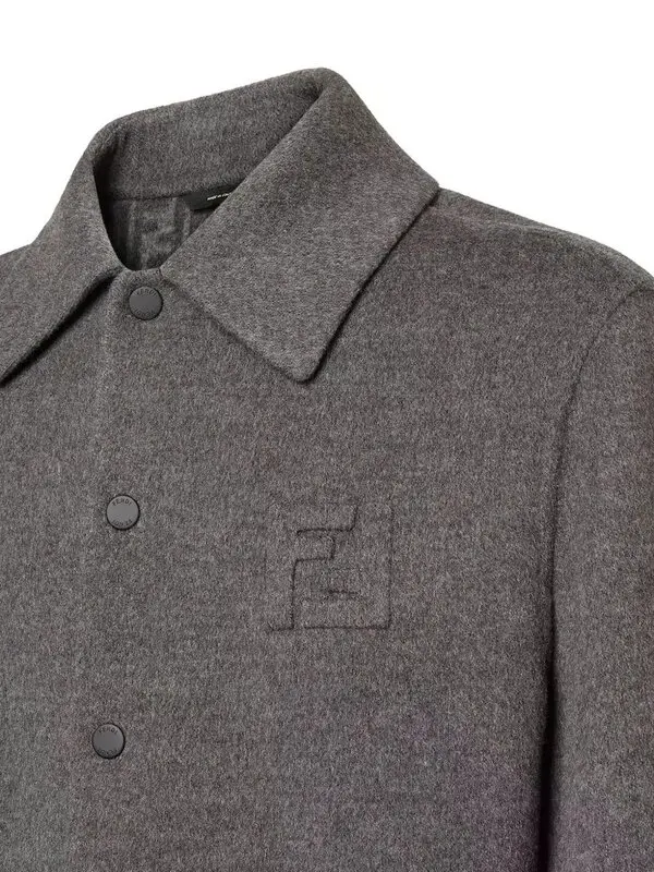Fendi Wool Overshirt - Grey