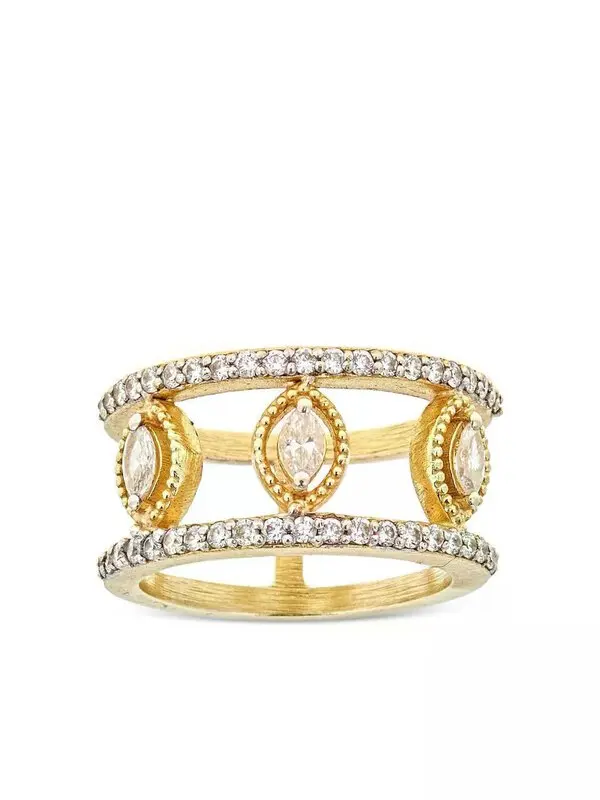 TANYA FARAH 18k Yellow Diamond Ring - Gold