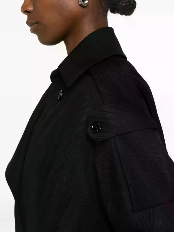 LARDINI Double-breasted Belted Trench Coat