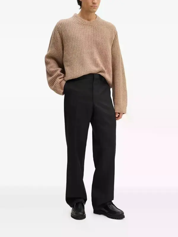 WON HUNDRED Ribbed Crew-neck Sweater