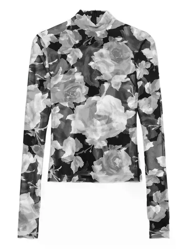 MSGM Floral-print Top
