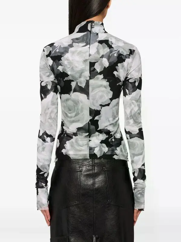 MSGM Floral-print Top