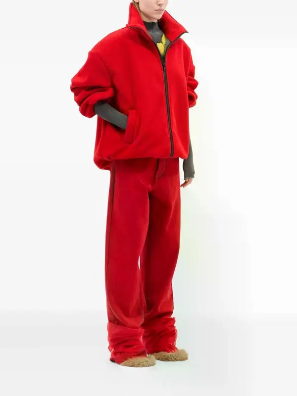 MSGM Zip-fastening Sweatshirt - Red