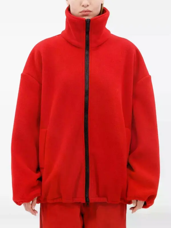 MSGM Zip-fastening Sweatshirt - Red