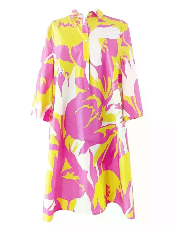 SARA ROKA Jackalyn A-line Dress - Pink