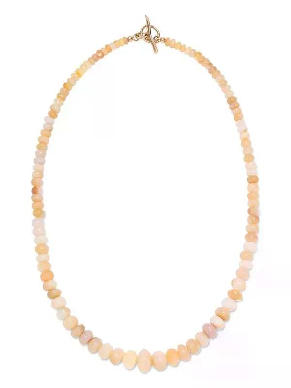 LIZZIE FORTUNATO 14kt Yellow Gold Opal Necklace - Neutrals