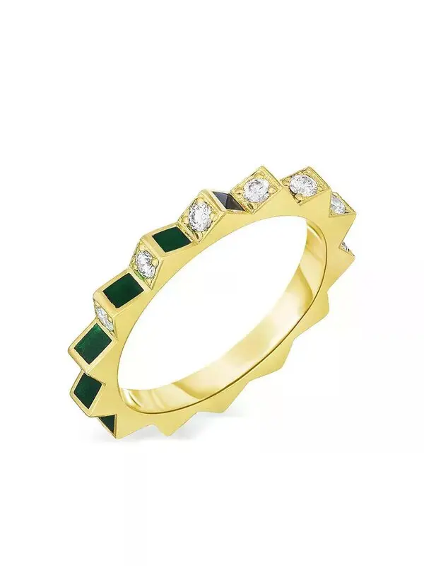 CICADA JEWELRY 18k Yellow Spike Diamond Ring - Gold