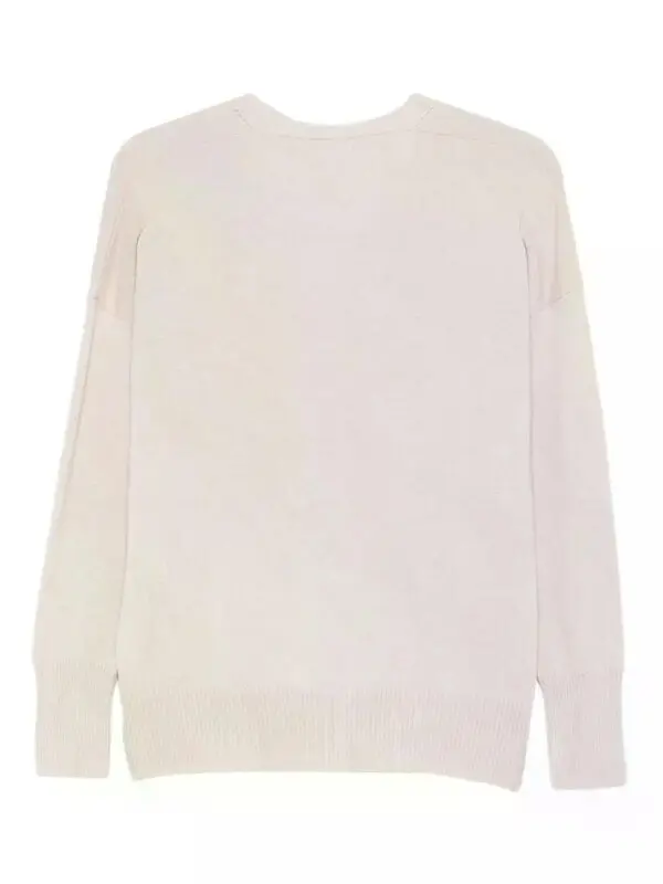 DRUMOHR V-neck Pointelle Sweater